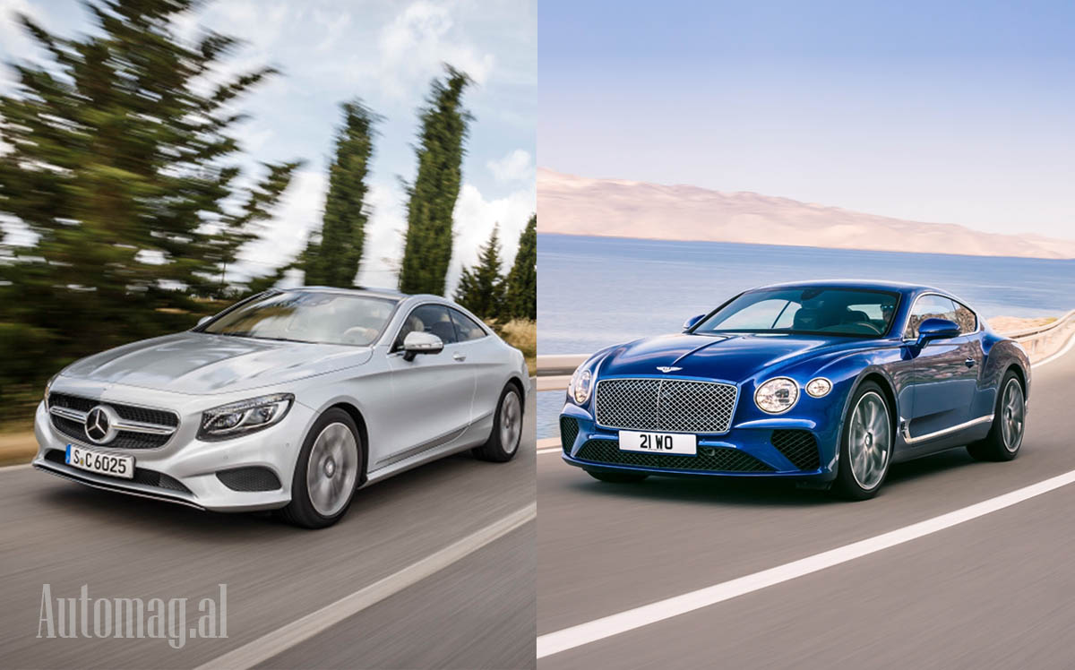 Bentley Continental GT apo Mercedes AMG S63 Coupé - Automag.AL